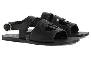 Gucci Cut-out Detailed Interlocking G Sandals