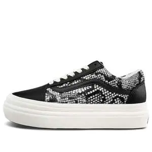 VANS Vans ComfyCush Old Skool LX Snakeskin Platform Sneakers Black