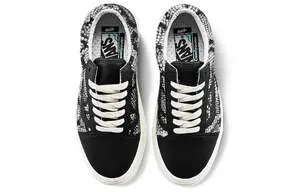 VANS Comfycush Old Skool Lx Snakeskin Platform Sneakers - Black