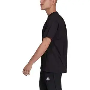 Adidas Sl T Solid Color Logo Casual Sports Short Sleeve Couple Style Black - Multi-color