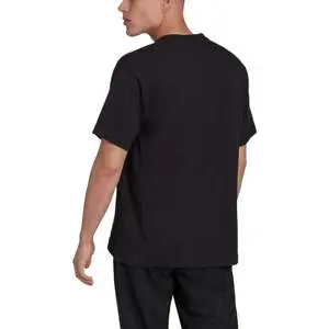 Adidas Sl T Solid Color Logo Casual Sports Short Sleeve Couple Style Black - Multi-color