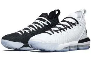 Nike Lebron 16 Ep Basketball Sneakers - White/black