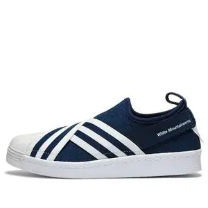 Adidas White Mountaineering Superstar Slip On Pk Sneakers - Blue/white