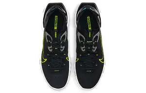 Nike React Vision "black Volt" Low Top Sneakers - Black/yellow