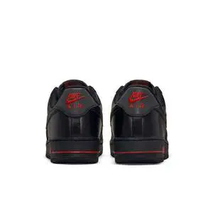 Nike Force 1 Low "reflective Black - Black/red