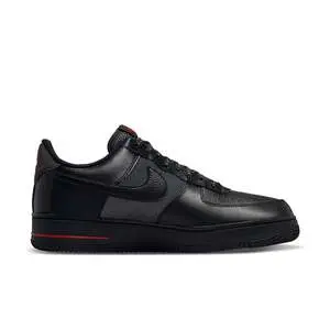 Nike Force 1 Low "reflective Black - Black/red