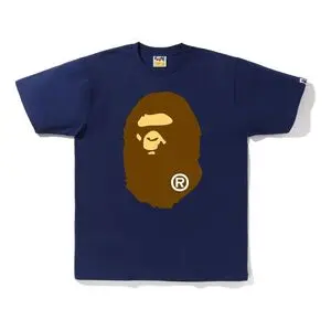 A BATHING APE A Bathing Ape Big Ape Head T-shirt 'navy' Navy