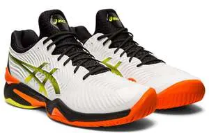 Asics Court Ff 2 Athletic Sneakers - Black/white/yellow