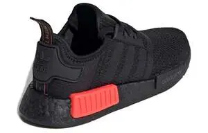 Adidas Nmd_r1 J "black Solar Red - Black/red
