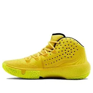 Under Armour Hovr Havoc 2 Mid Top Basketball Sneakers - Yellow