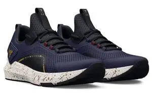 Under Armour Project Rock Bsr 3 Athletic Sneakers - Navy/white/gold