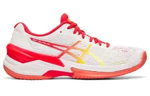Asics Sky Elite Ff Tennis Shoes - White/red