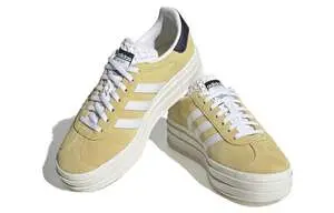 Adidas Gazelle Bold Platform Sneakers - Almost Yellow/cloud White/legend Ink