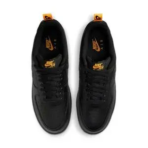 Nike Force 1 '07 Lv8 'cut-out' Sneakers - Black/orange
