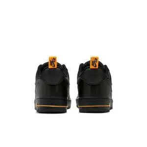 Nike Force 1 '07 Lv8 'cut-out' Sneakers - Black/orange