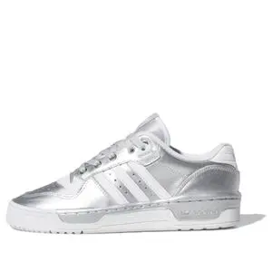 Adidas Rivalry Low Metallic Sneakers - Silver