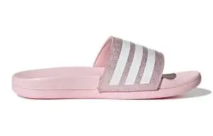 Adidas Adilette Comfort Slide J Pink Glitter