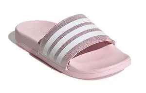 Adidas Adilette Comfort Slide J Pink Glitter