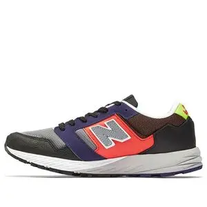NEW BALANCE 575 Made In England "mixed Medium" Sneakers - Black/orange