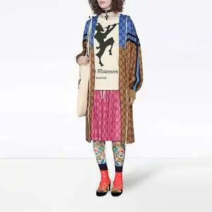 Gucci Technical Jersey Gg Long Jacket