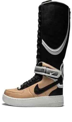 Nike Force 1 Boot Sp Tisci High Top Lace Up Boots - Brownbrown/black