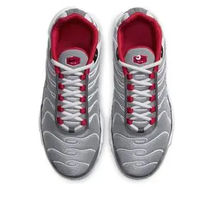 Nike Max Plus "particle Grey University Red - Grey/red