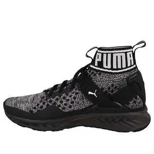 PUMA Ignite Evoknit High Top Sneakers - Black