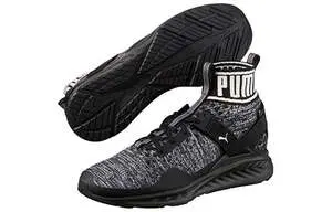 PUMA Ignite Evoknit High Top Sneakers - Black