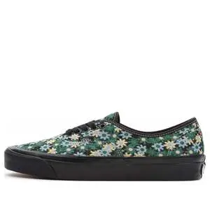 VANS Authentic 44 Dx Floral Lace-up Sneakers - Black/green/yellow