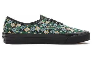 VANS Authentic 44 Dx Floral Lace-up Sneakers - Black/green/yellow