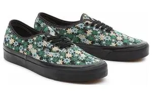 VANS Authentic 44 Dx Floral Lace-up Sneakers - Black/green/yellow