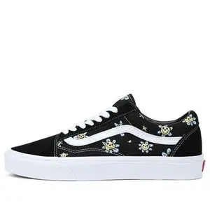 VANS Vans Old Skool Skate Sneakers With Graphic Print Black/white/yellow