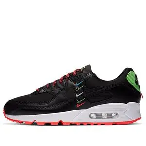 Nike Max 90 Se "worldwide Pack" Sneakers - Black/red