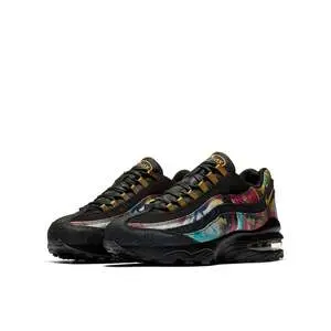 Nike Max 95 Gs Athletic Sneakers - Black