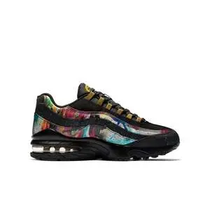 Nike Max 95 Gs Athletic Sneakers - Black