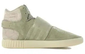 Adidas Tubular Invader Strap High Top Sneakers - Green
