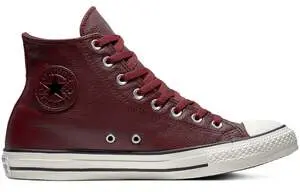 CONVERSE Chuck Taylor All Star Leather High Top - Red/white