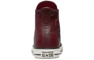 CONVERSE Chuck Taylor All Star Leather High Top - Red/white