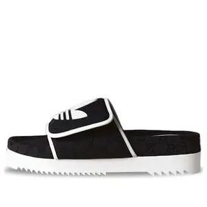 Adidas Gucci X Slide Sandals With Gg Monogram - Core Black/core Black/core Black