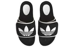 Adidas Gucci X Slide Sandals With Gg Monogram - Core Black/core Black/core Black