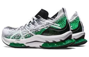 Asics Kinsei Blast Athletic Sneakers - White/cilantro