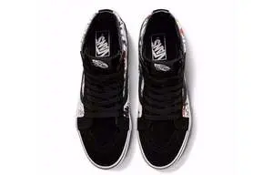 VANS Sk8-hi Reissue "paint Splatter" High Top Sneakers - Black/white