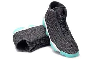 JORDAN Air Horizon High Top Sneakers - Dark Grey/wht-hyper Turq-anthrct