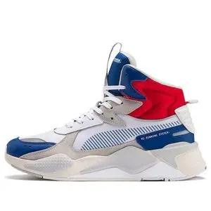 PUMA Rs-x Mid Utility High Top Sneakers - Gray/blue/red