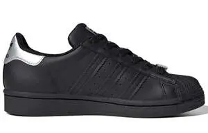Adidas Superstar J Sneakers - Black/silver