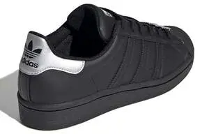 Adidas Superstar J Sneakers - Black/silver