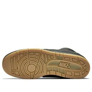 Nike Python 'black Gum' High Top Sneakers - Black/gum