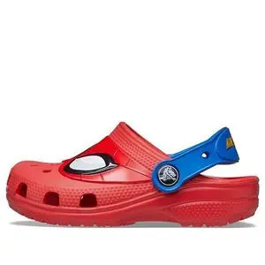 CROCS Classic Fun Lab I Am Spiderman Clogs - Red/blue