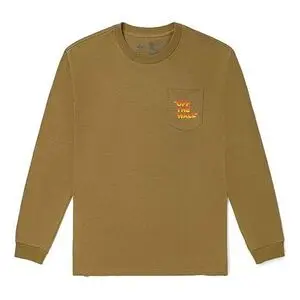 VANS Pocket Printed Casual Long Sleeve T-shirt