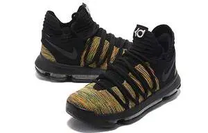 Nike Kd 10 "multicolor" High Top Sneakers - Black/multi-color